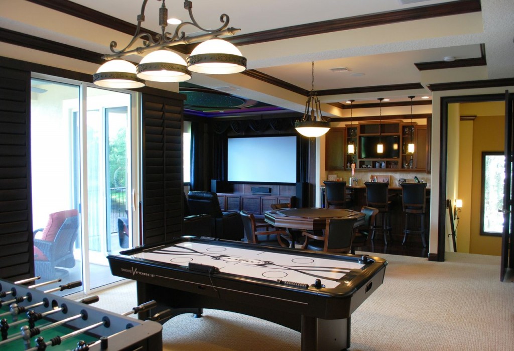 custom game room - American Home Corp
